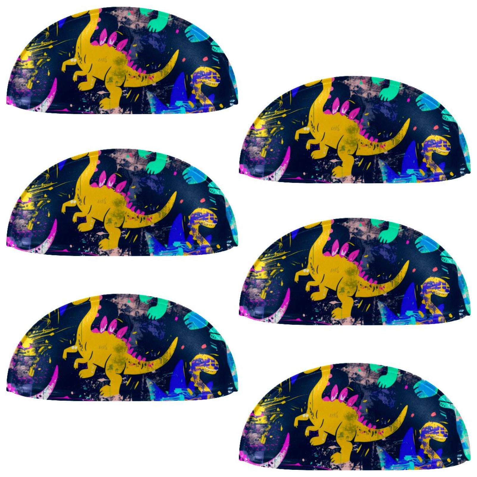 PhooArto 6 Pcs Cup Drawer Pulls, Cute Animal Dinosaur Pattern Shell ...