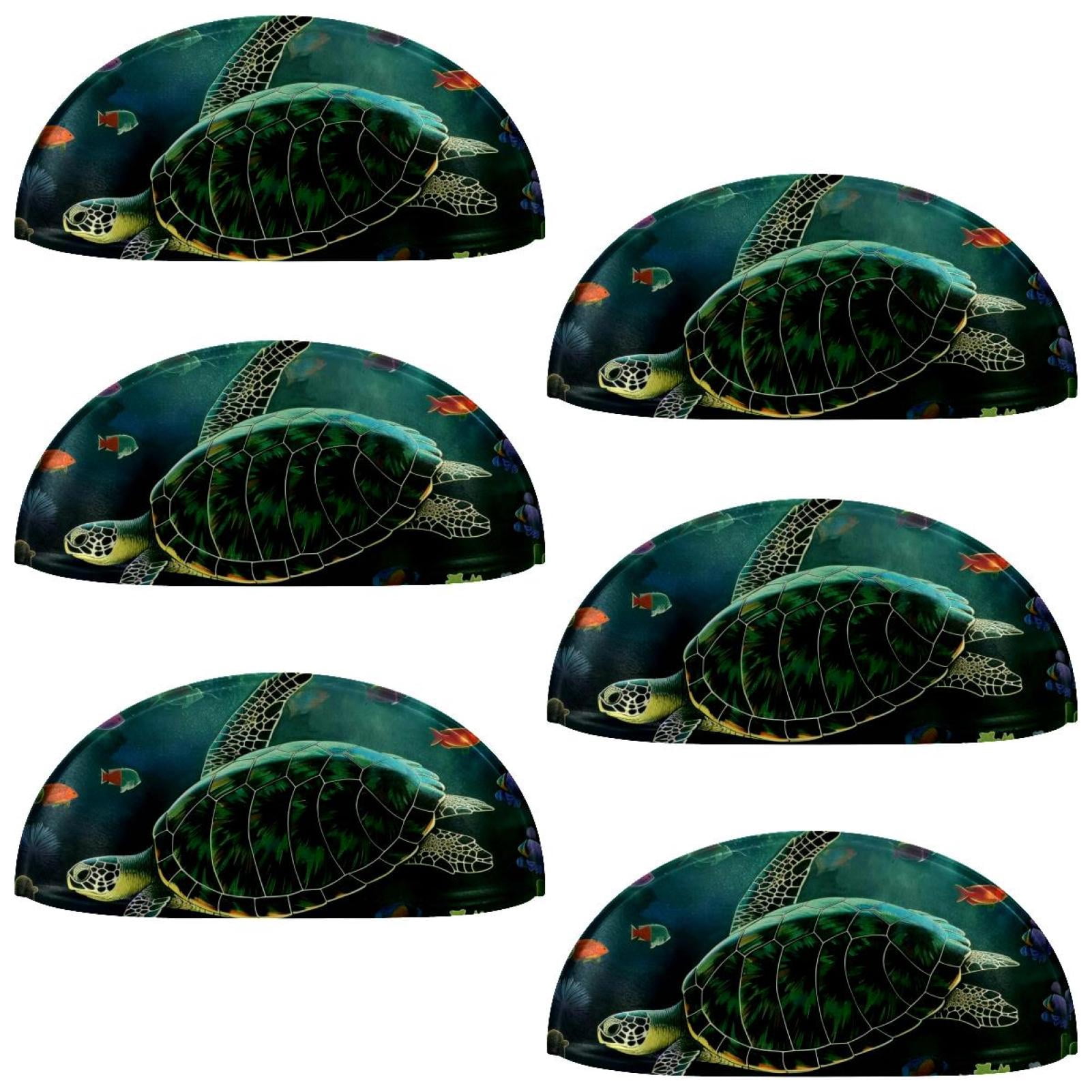 PhooArto 6 Pcs Cup Drawer Pulls, Sea Turtle Fish Shell Shape Handles ...
