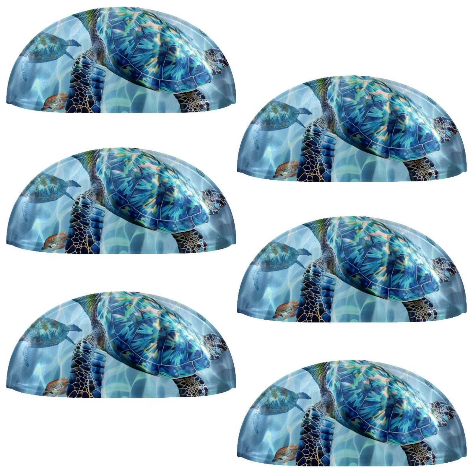 PhooArto 6 Pcs Cup Drawer Pulls, Sea Turtle Fish Underwater Shell Shape ...