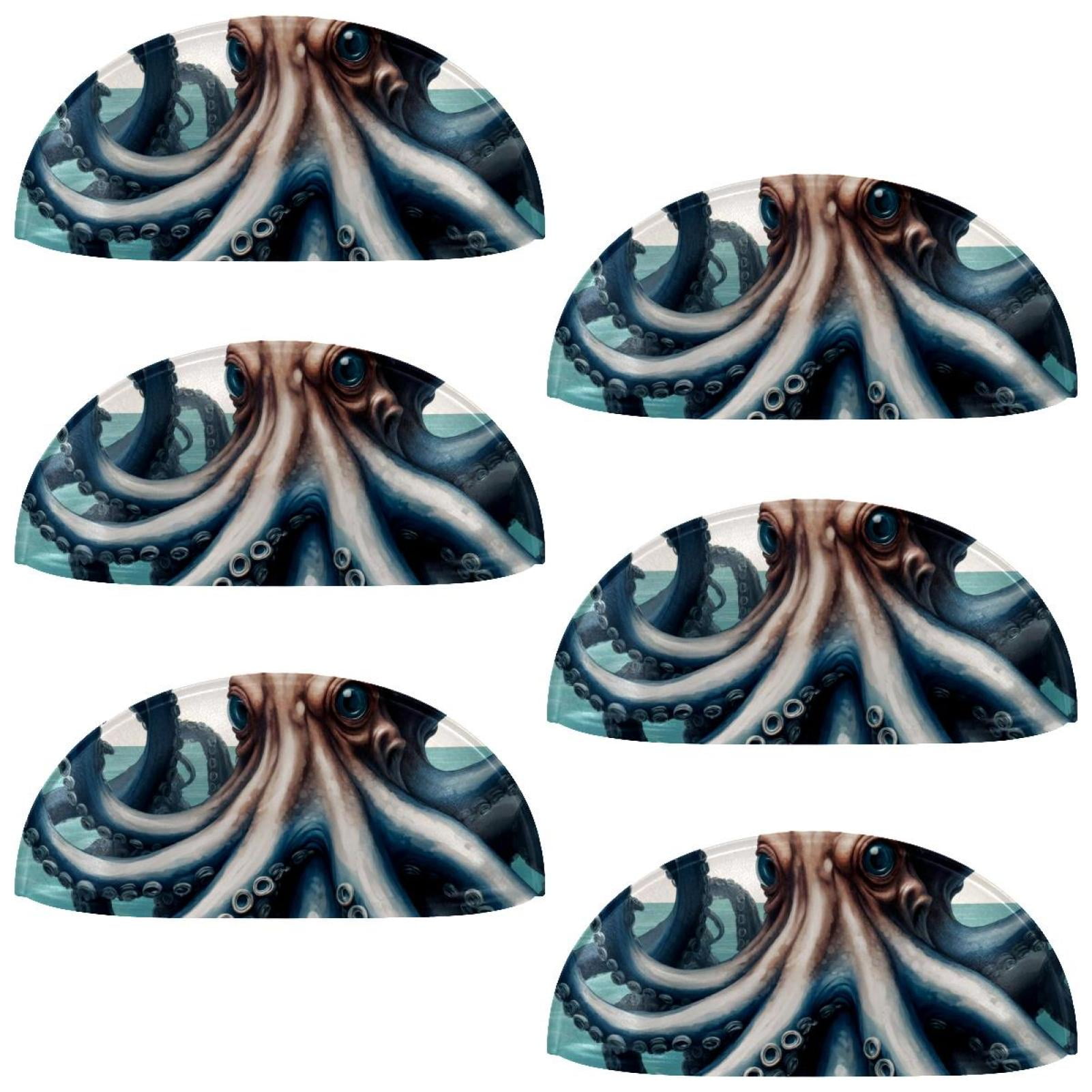 PhooArto 6 Pcs Cup Drawer Pulls, Vintage Octopus Ship Shell Shape ...