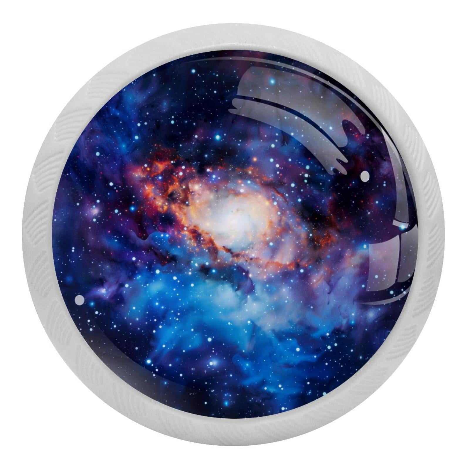 PhooArto Bright Galaxy 4 PCS Crystal Glass Cabinet Knobs, Drawer ...