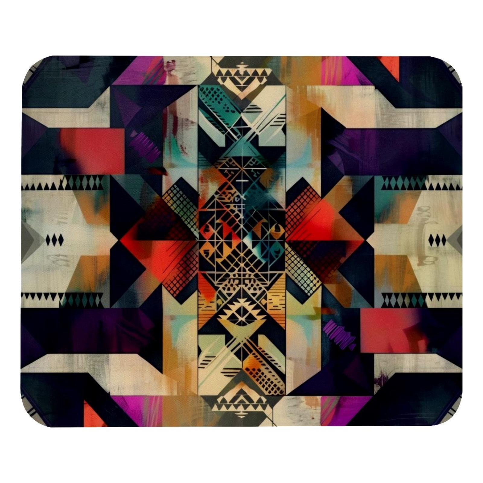 PhooArto Comfortable Mouse Pad Abstract Art Geometric Desktop Mousepad ...