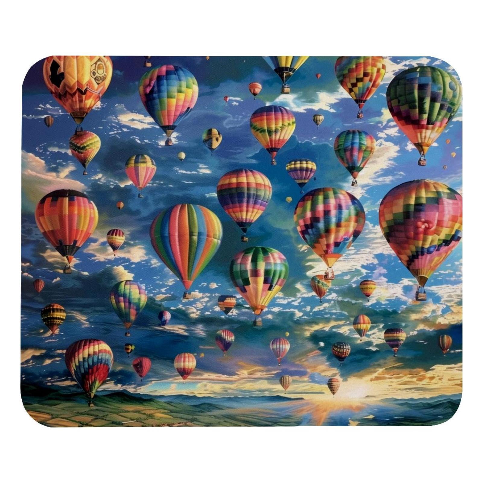 PhooArto Comfortable Mouse Pad Air Balloons Blue Sky Desktop Mousepad ...