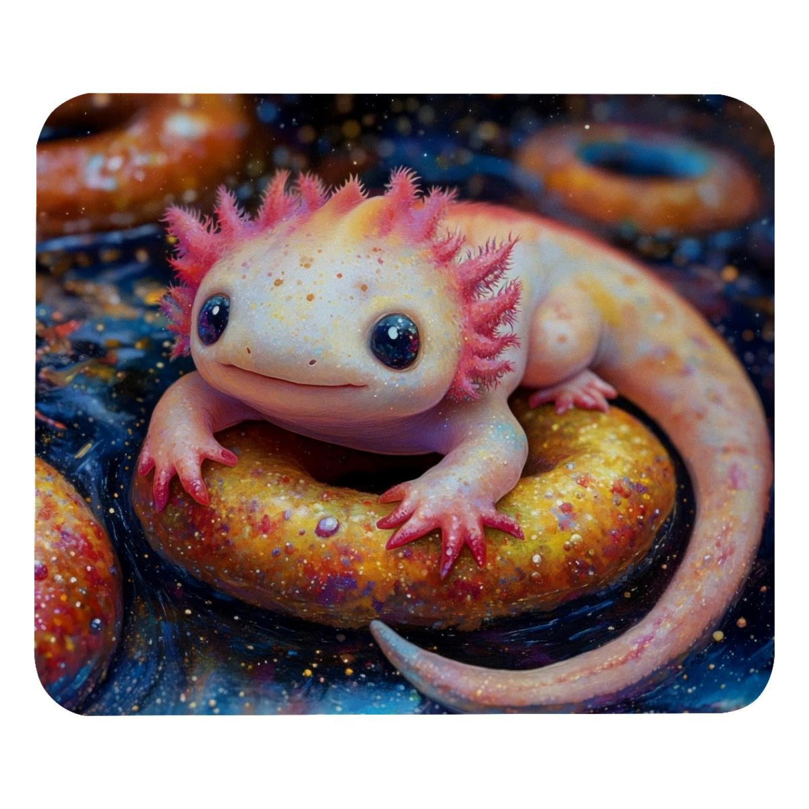 PhooArto Comfortable Mouse Pad Axolotl and Donuts Desktop Mousepad , 21 ...