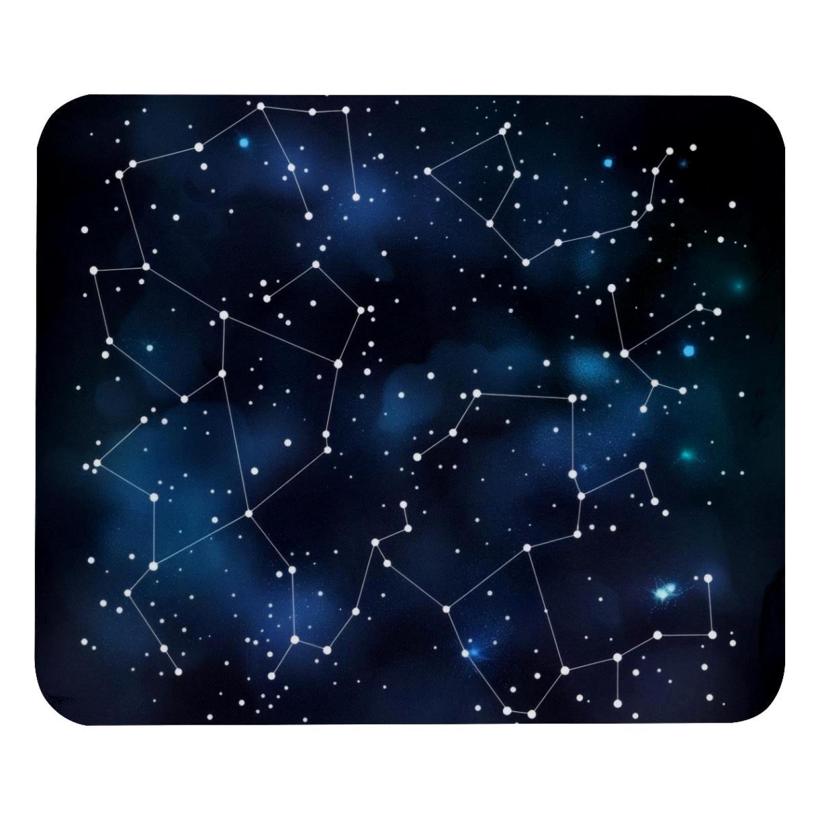 PhooArto Comfortable Mouse Pad Blue Zodiac Stars Spot Connection ...