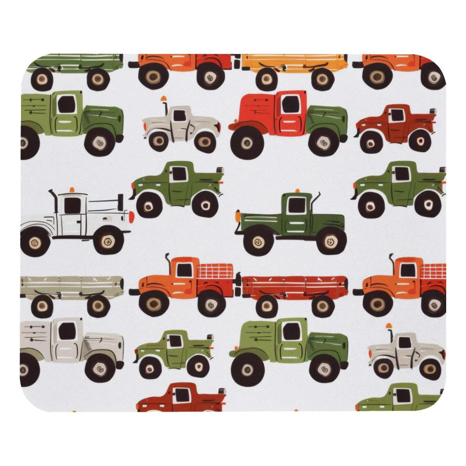 PhooArto Comfortable Mouse Pad Cartoon Truck Tractor Pattern Desktop ...