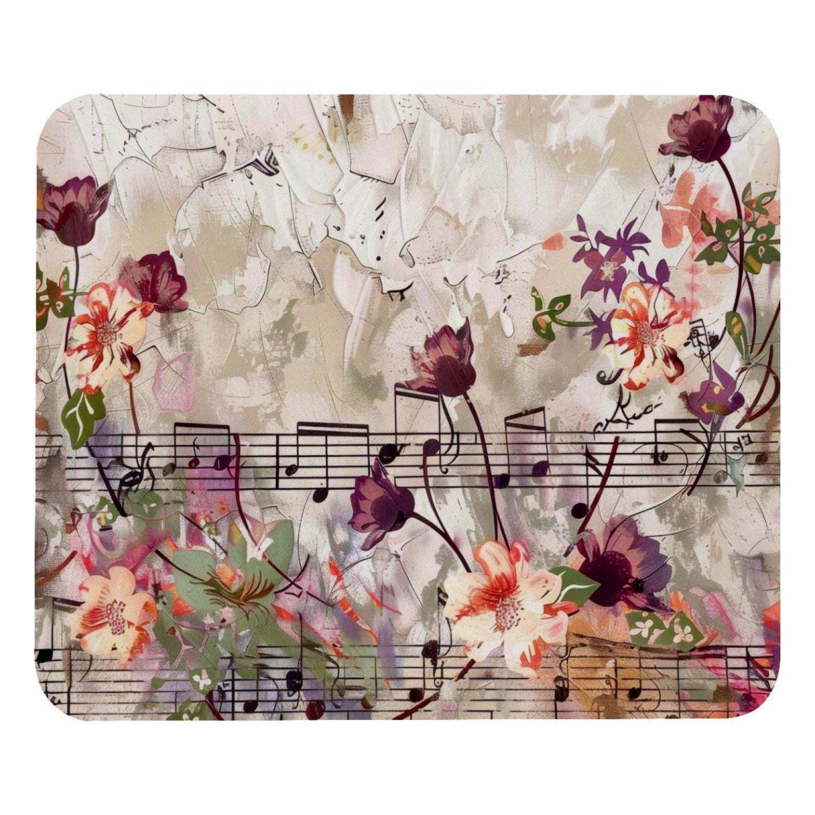 PhooArto Comfortable Mouse Pad Musical with Melody Flower Desktop ...