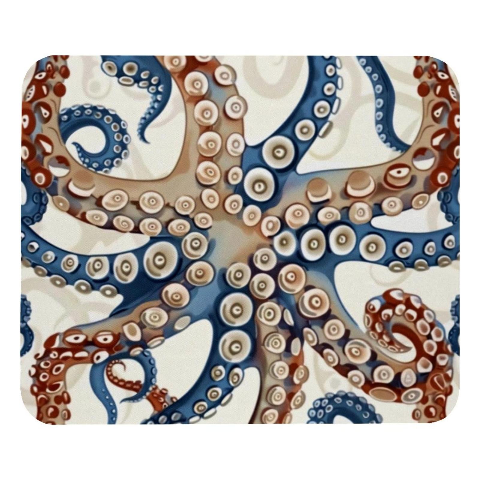 PhooArto Comfortable Mouse Pad Octopus Feet Sea Pattern Desktop ...