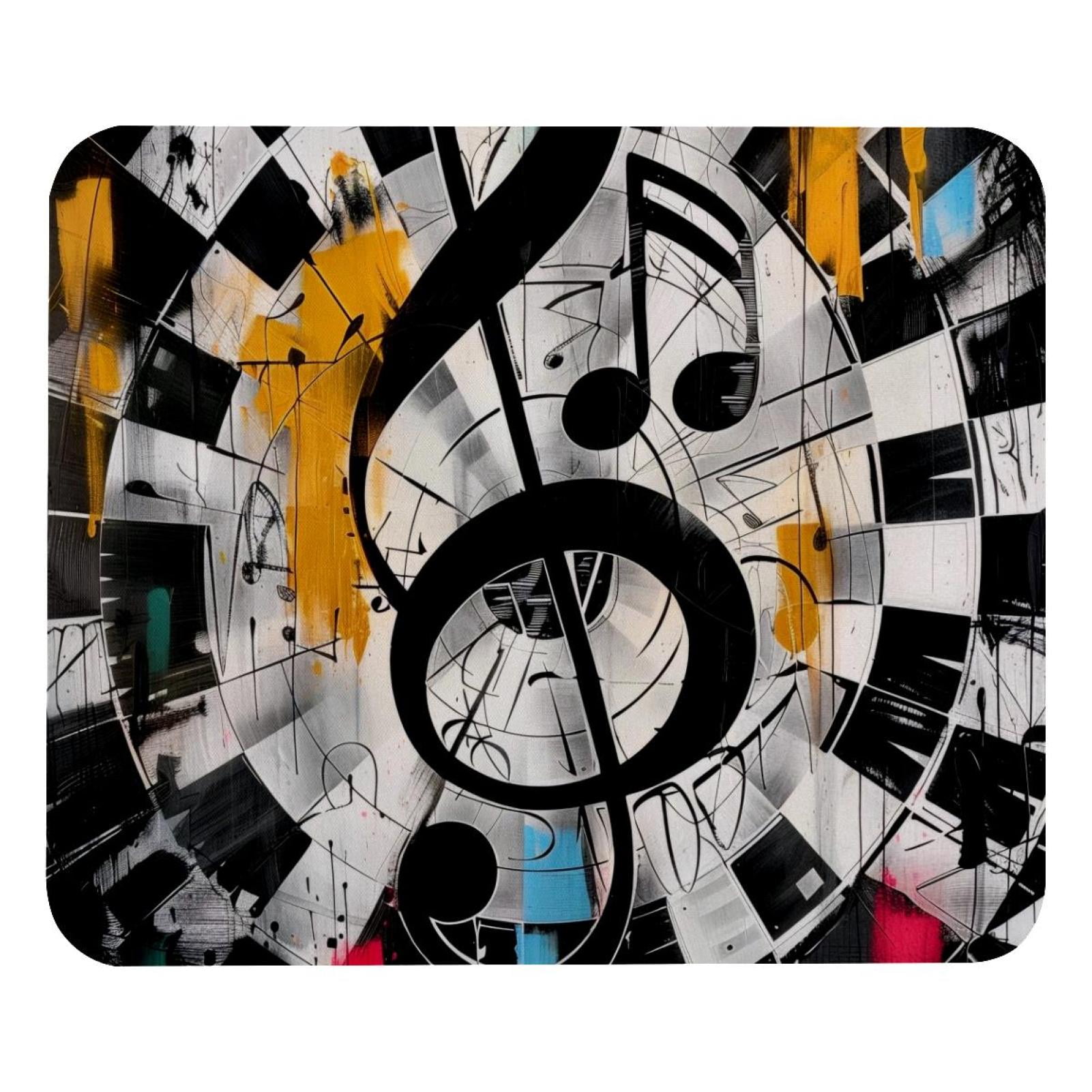 PhooArto Comfortable Mouse Pad Swirl Musical with Melody Desktop ...
