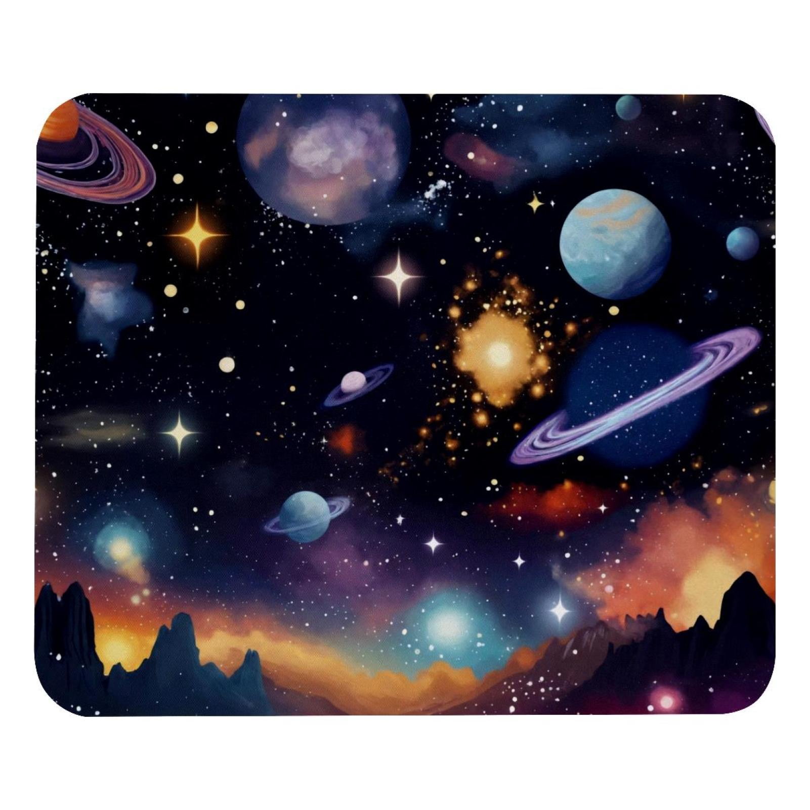 PhooArto Comfortable Mouse Pad Universe Space Cosmic Stars Desktop ...