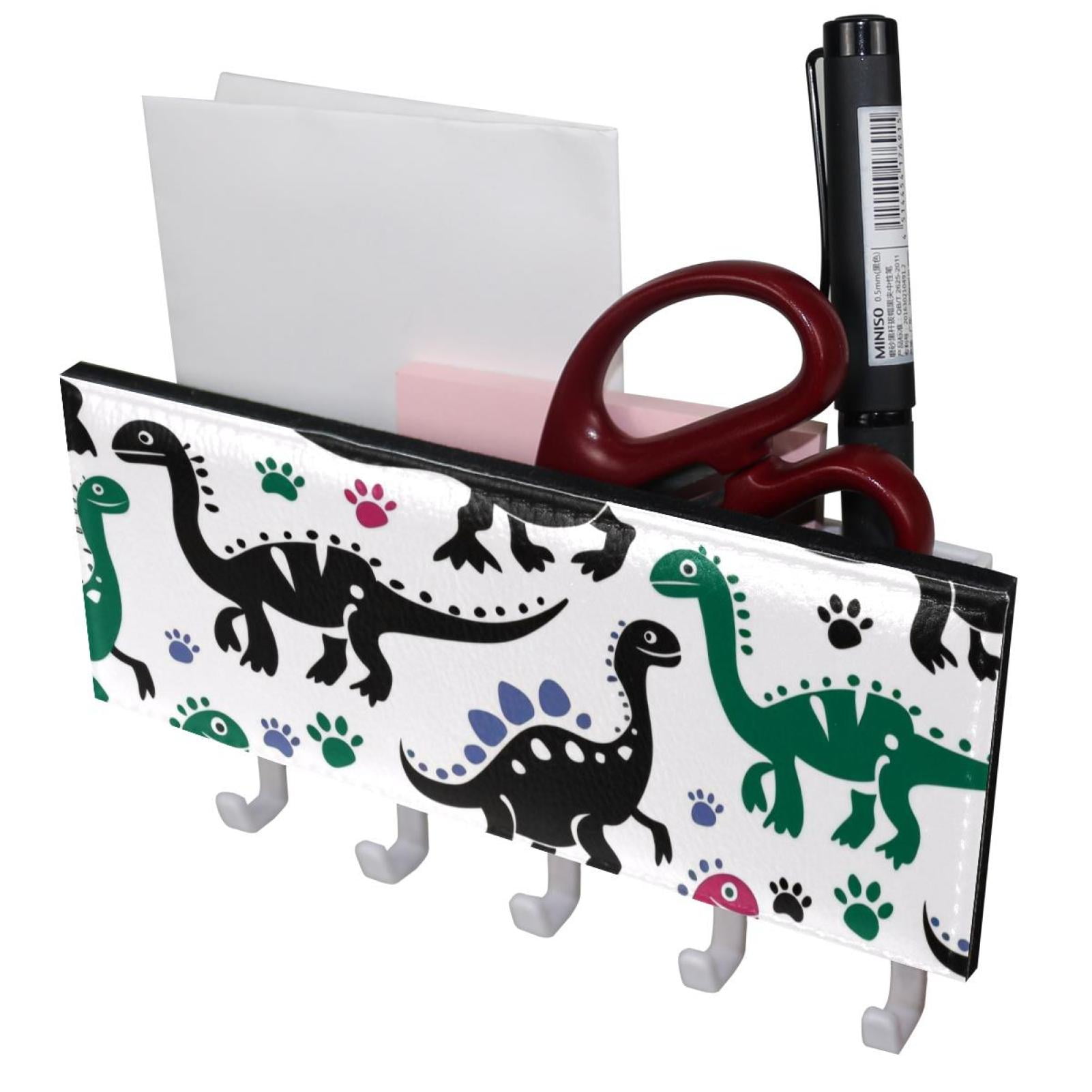 PhooArto Key Holder for Wall Decorative with 5 Key Hooks, Cartoon ...