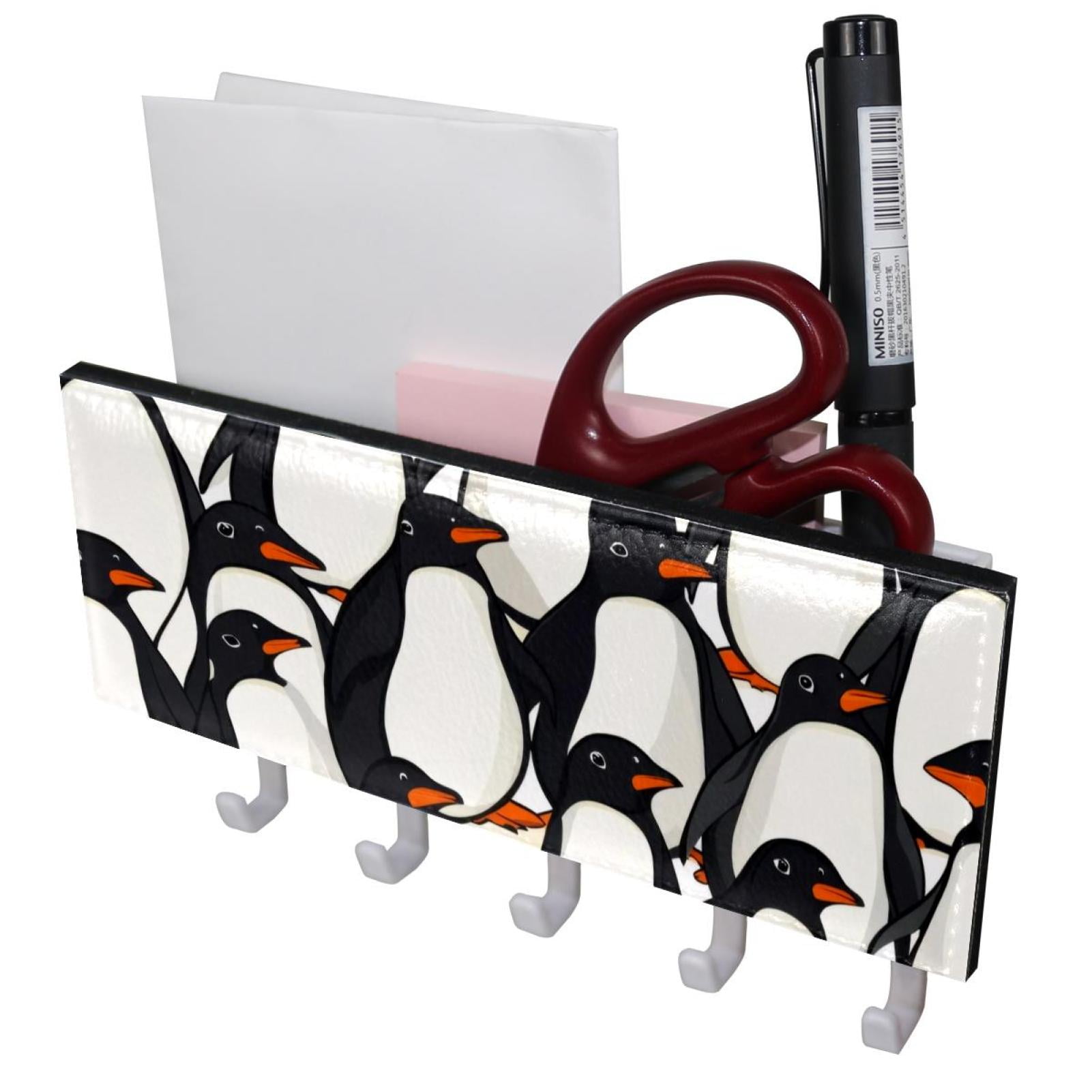 PhooArto Key Holder for Wall Decorative with 5 Key Hooks, Cute Cartoon ...