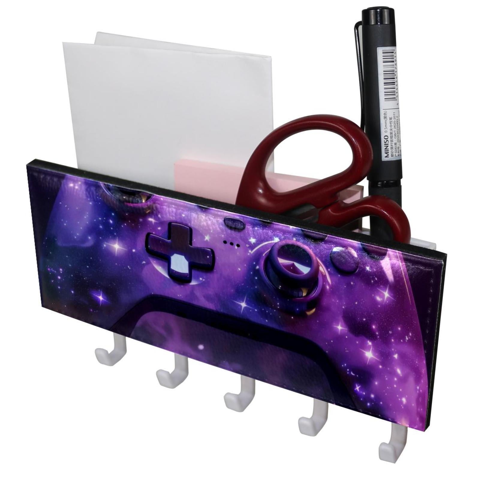 PhooArto Key Holder for Wall Decorative with 5 Key Hooks, Gamer ...