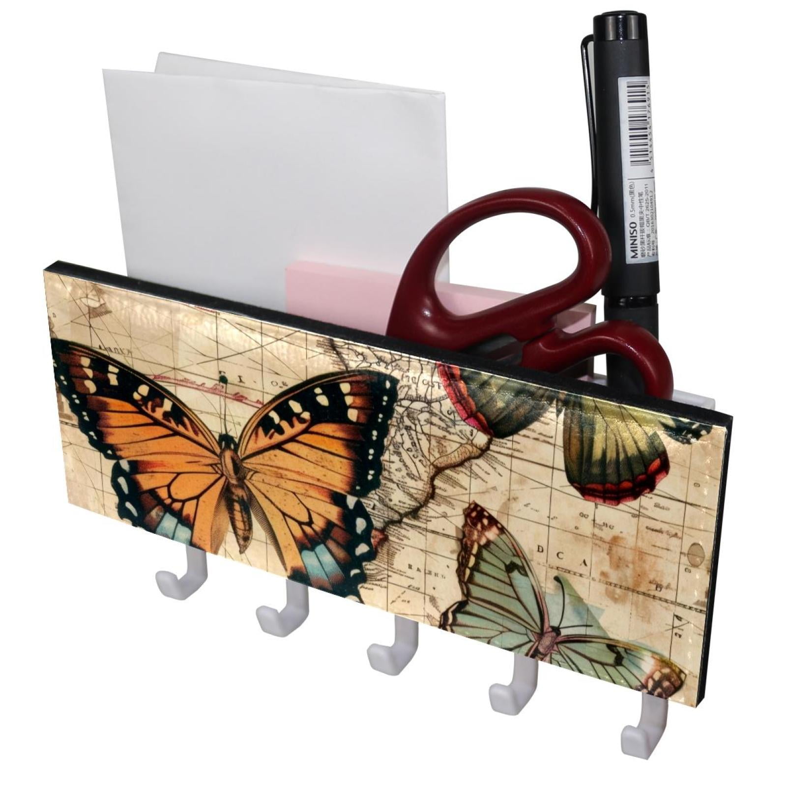 PhooArto Key Holder for Wall Decorative with 5 Key Hooks, Vintage ...