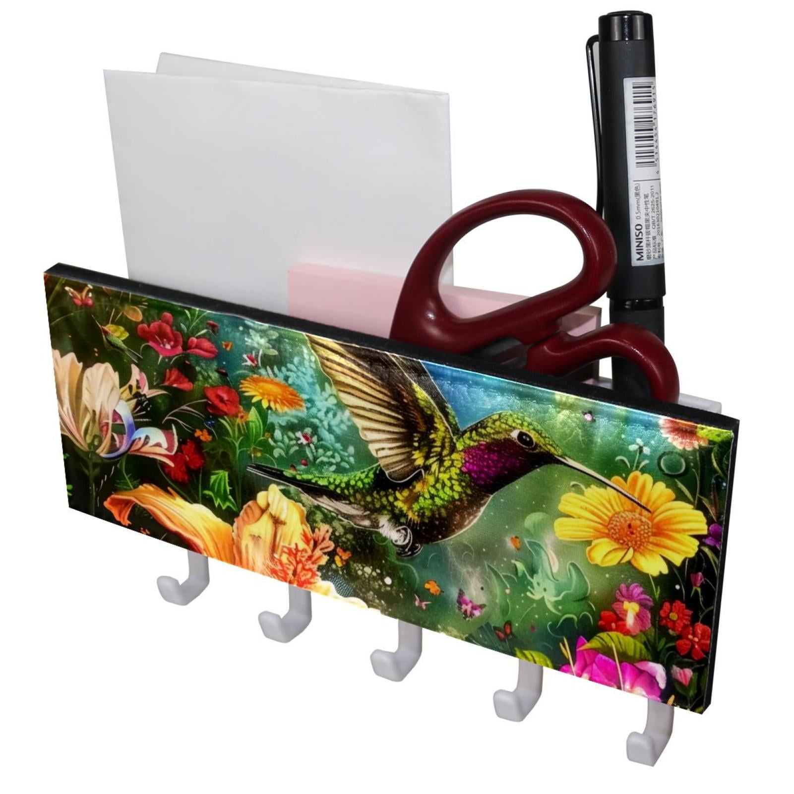 PhooArto Key Holder for Wall Decorative with 5 Key Hooks, Color ...