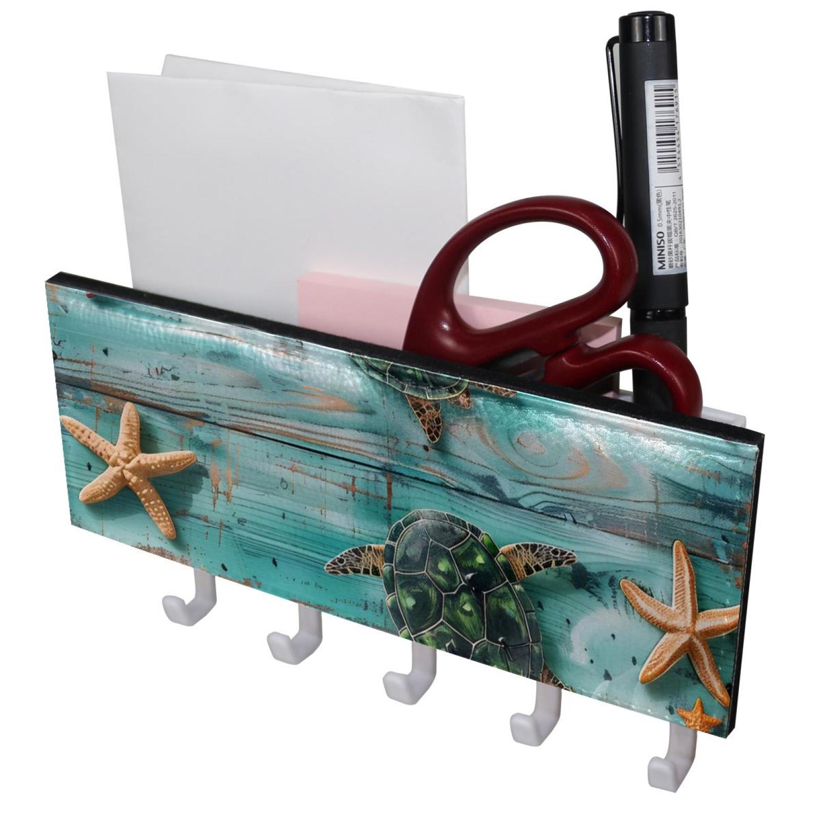 PhooArto Key Holder for Wall Decorative with 5 Key Hooks, Vintage ...