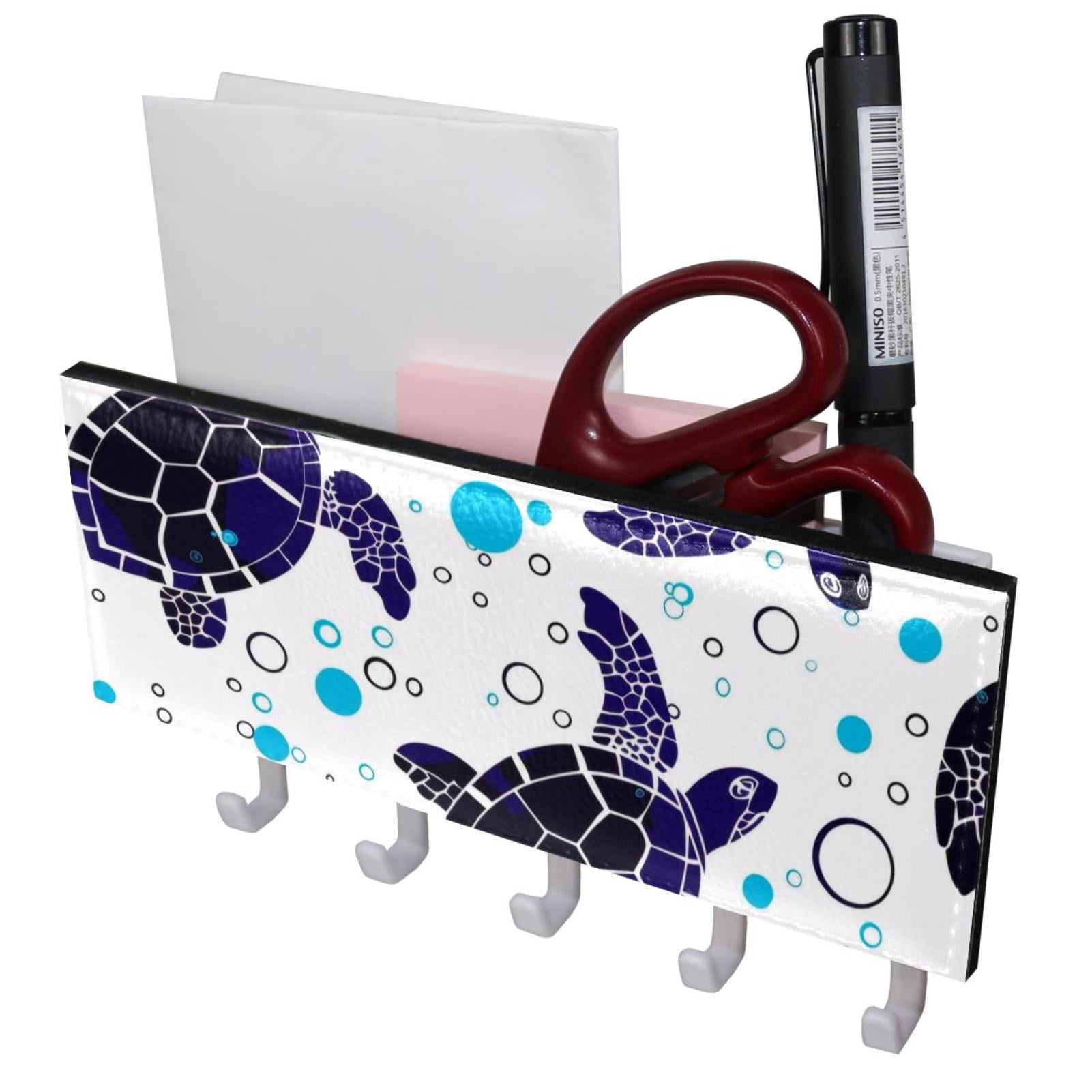 PhooArto Key Holder for Wall Decorative with 5 Key Hooks, Bubble ...