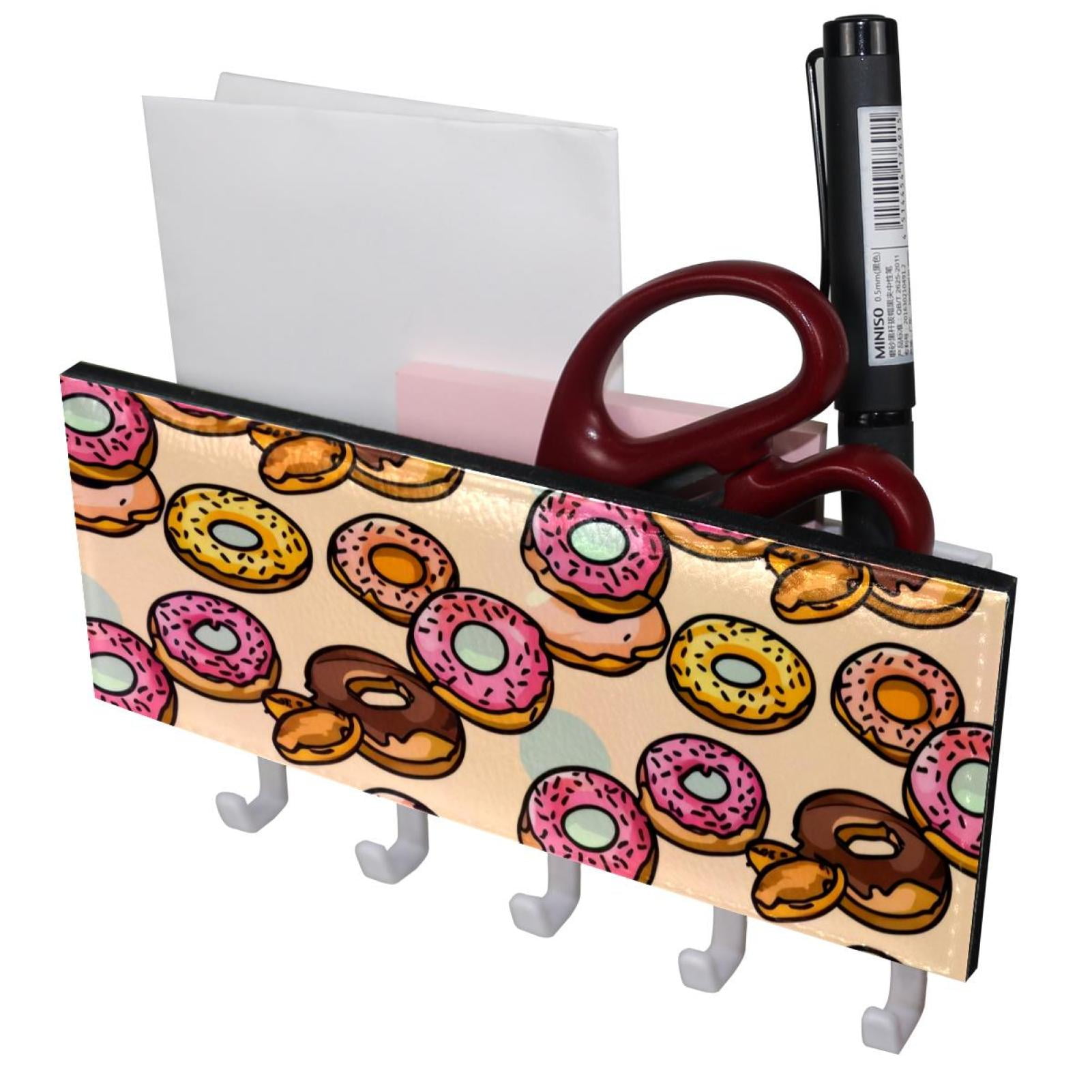 PhooArto Key Holder for Wall Decorative with 5 Key Hooks, Cartoon Cute ...