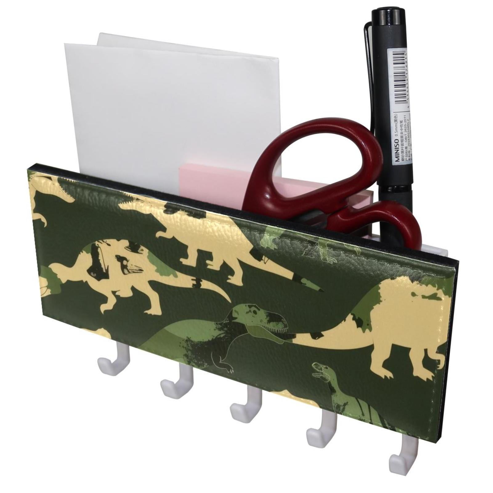 PhooArto Key Holder for Wall Decorative with 5 Key Hooks, Dinosaurs ...