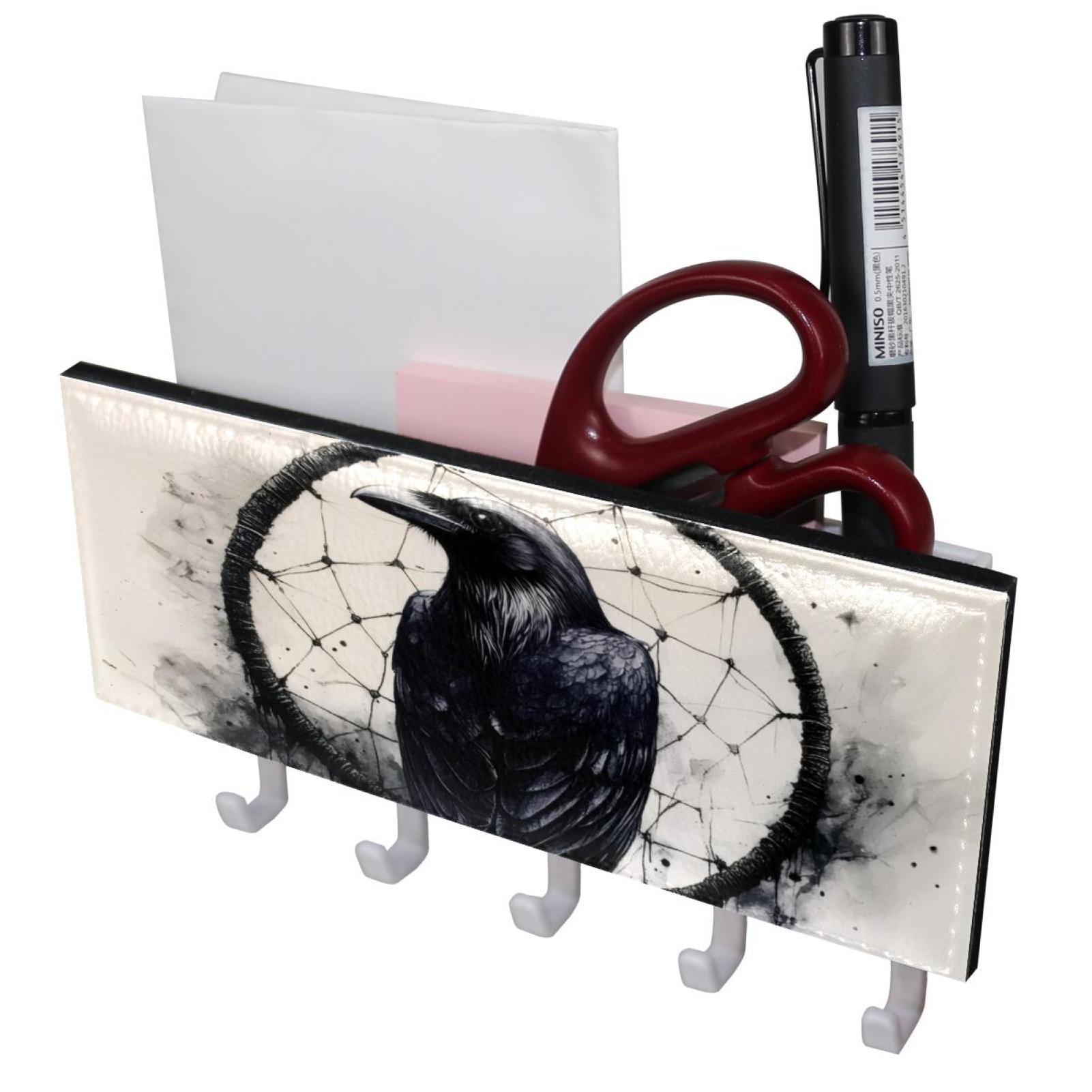 PhooArto Key Holder for Wall Decorative with 5 Key Hooks, Dream Catcher ...