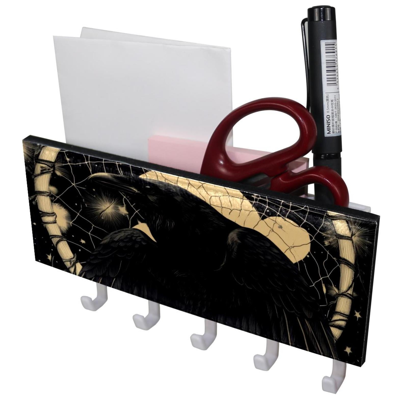 PhooArto Key Holder for Wall Decorative with 5 Key Hooks, Dream Catcher ...