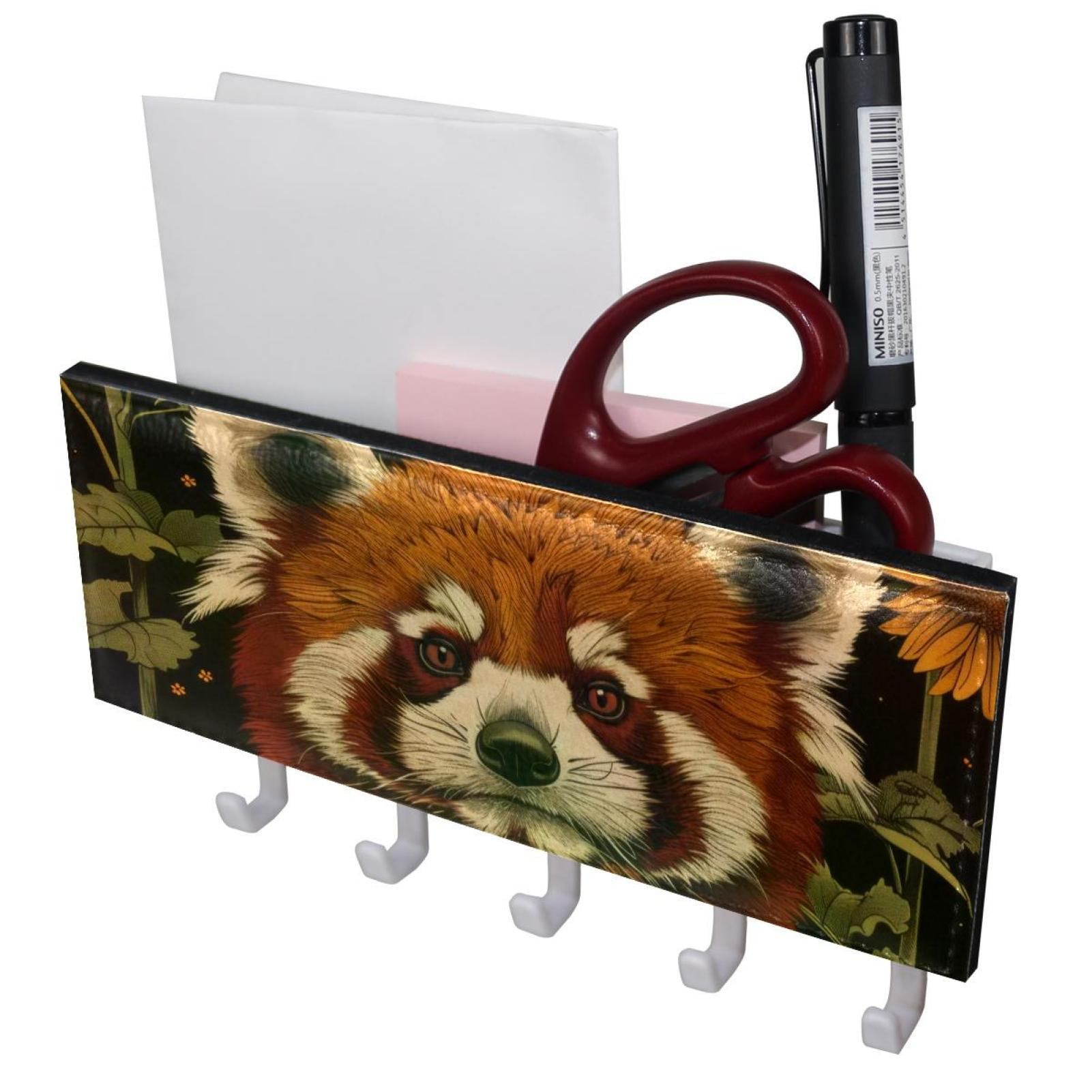 PhooArto Key Holder for Wall Decorative with 5 Key Hooks, Sunflowers ...