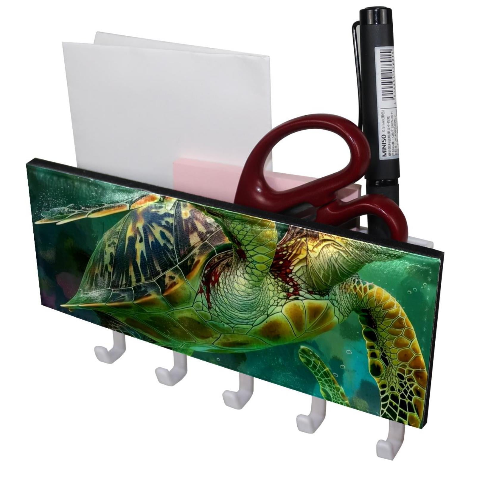 PhooArto Key Holder for Wall Decorative with 5 Key Hooks, Underwater ...