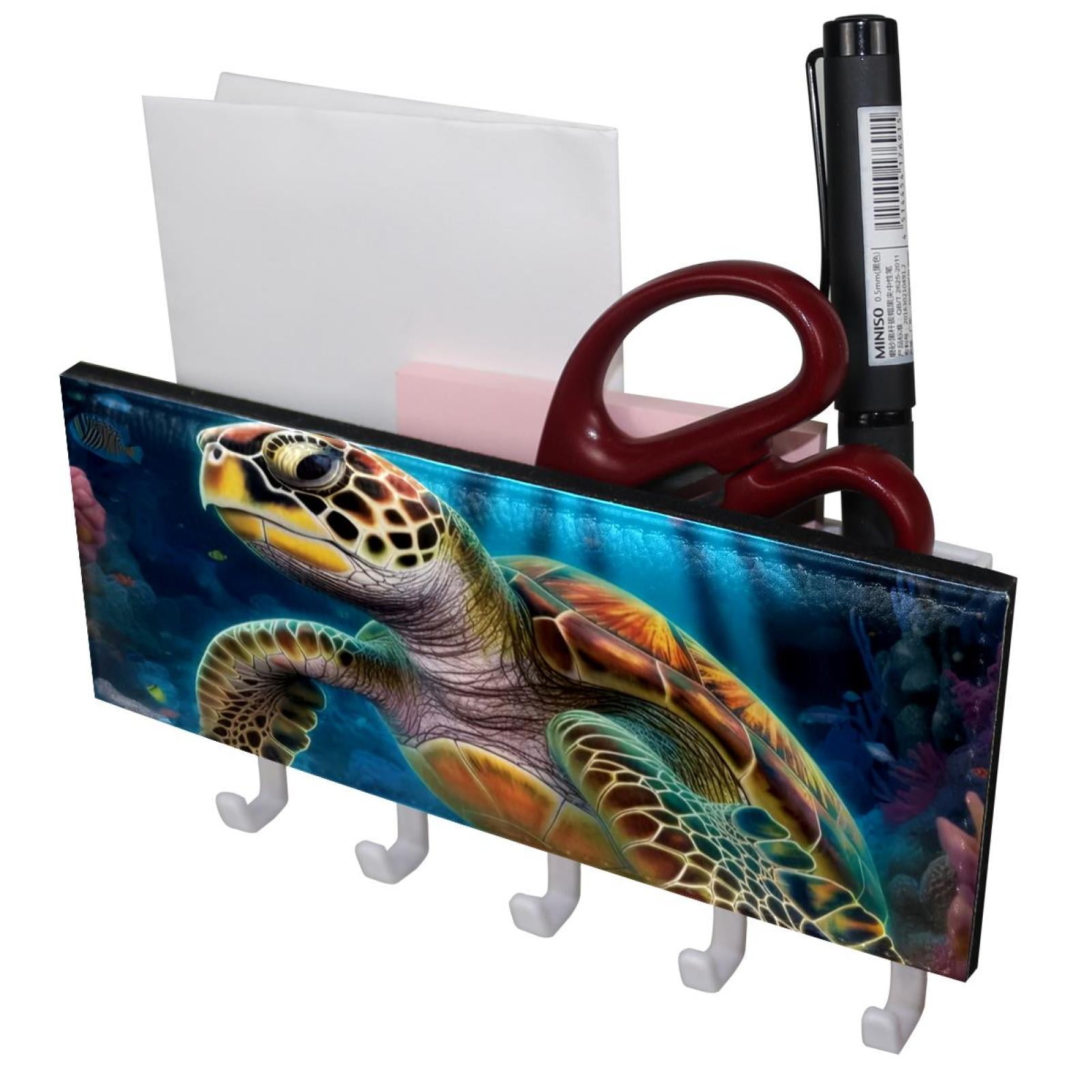 PhooArto Key Holder for Wall Decorative with 5 Key Hooks, Underwater ...