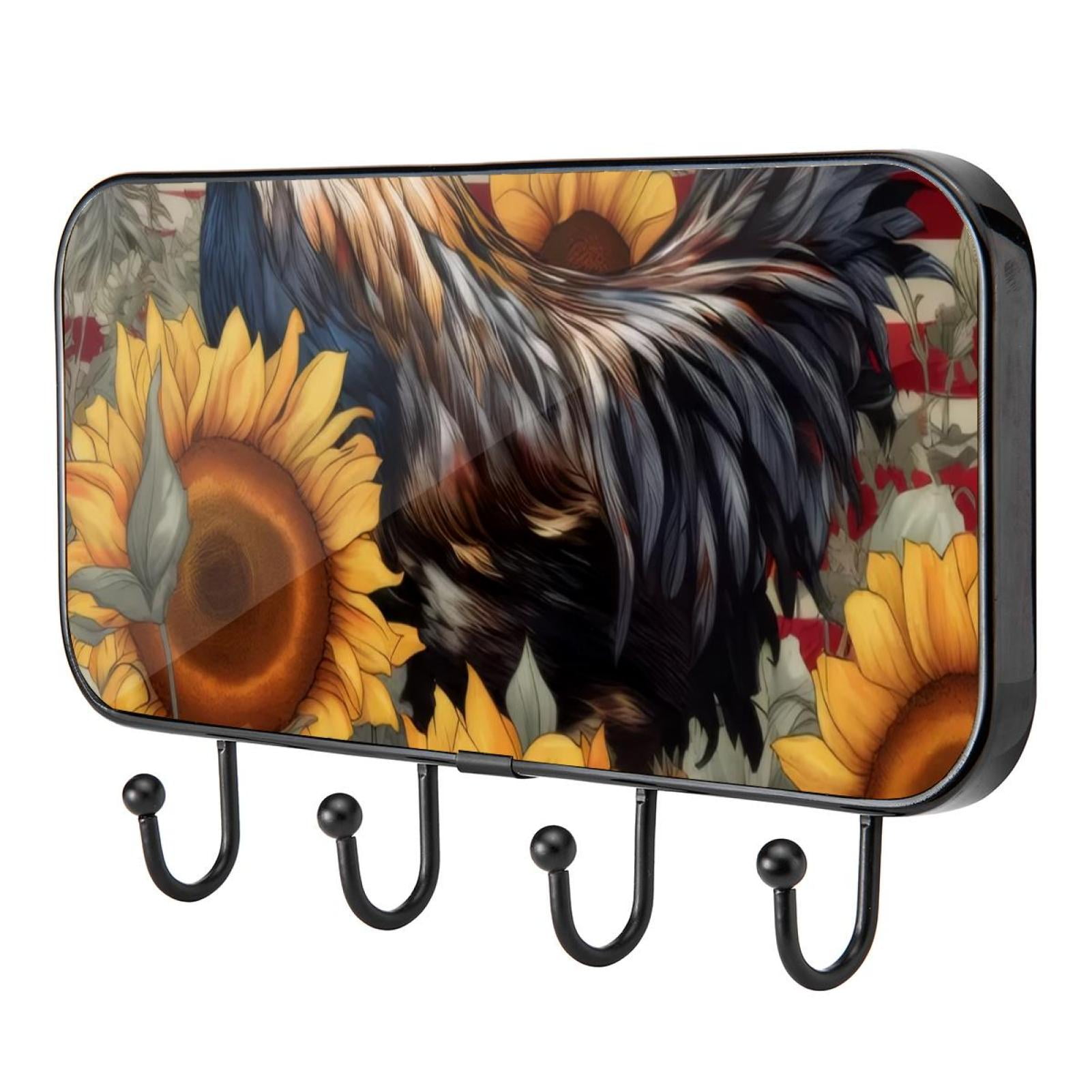 PhooArto Key Holder for Wall Self Adhesive for Wall No Damage Key Rack ...