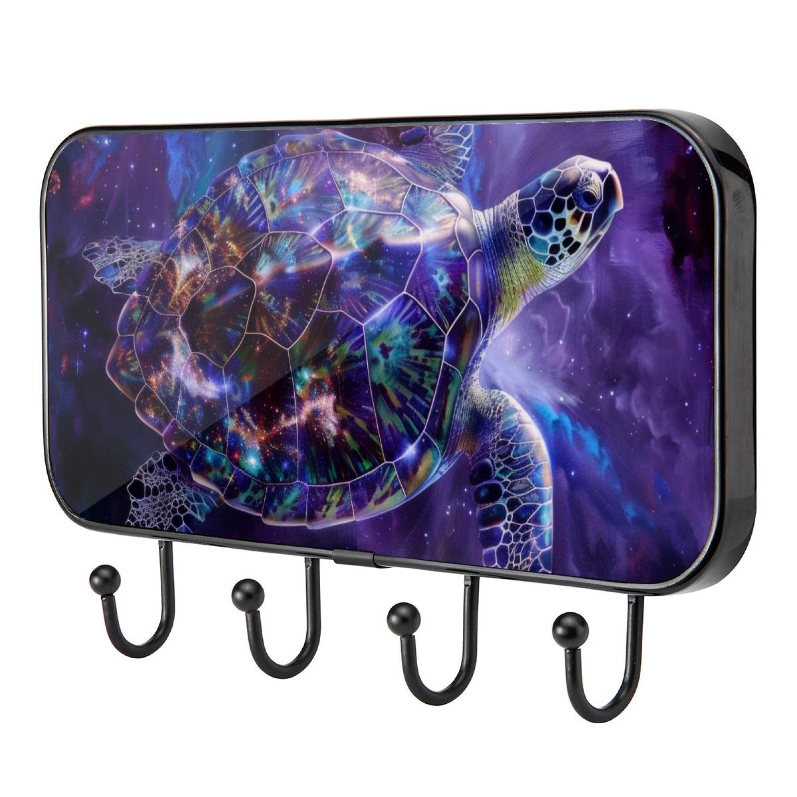 PhooArto Key Hooks Magic Galaxy Turtle Key Holder for Wall Decorative ...