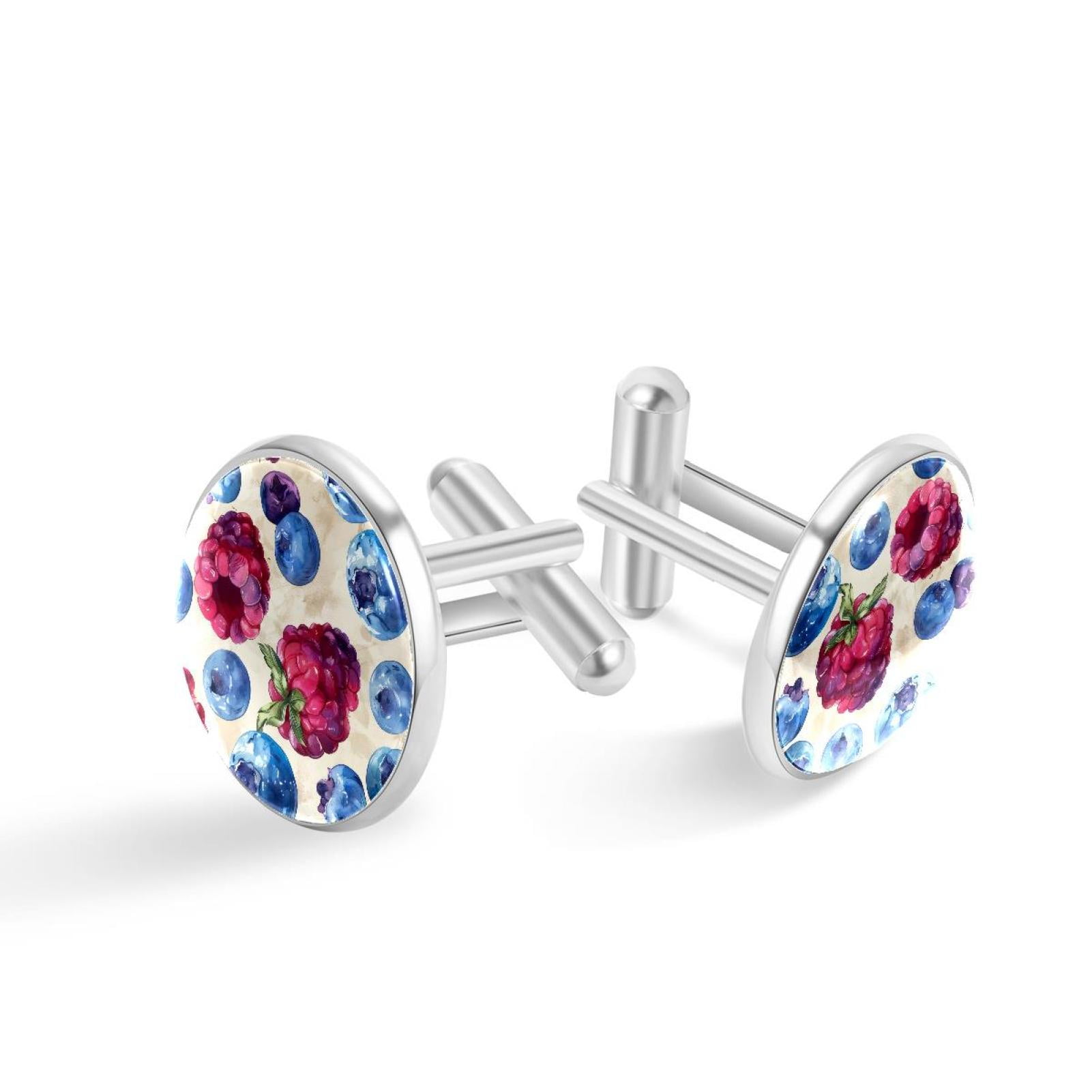 PhooArto Men's Classic Stainless Steel, Fruit Blueberry Raspberry ...
