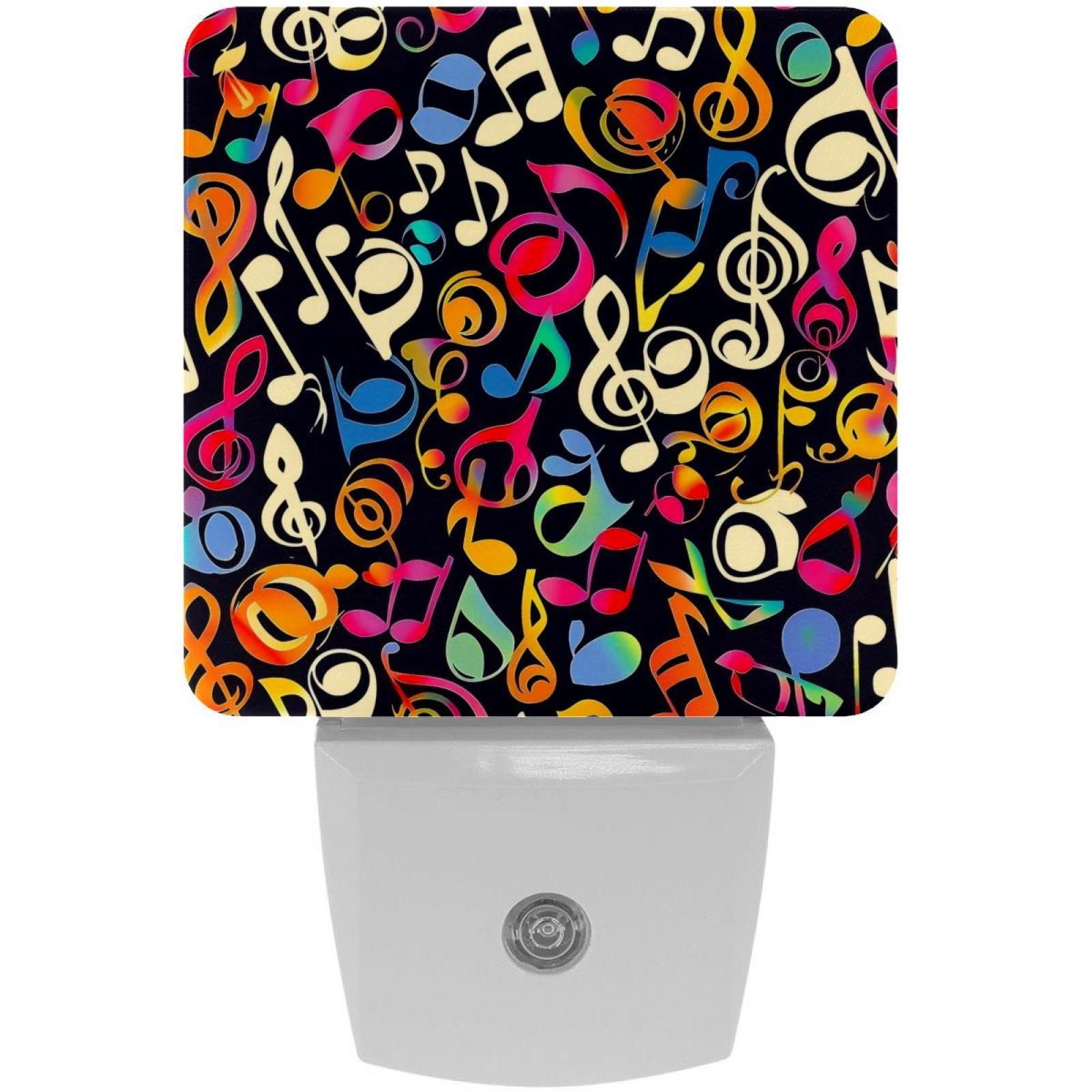 PhooArto Musical Notes Color Pattern Plug in LED Night Light Auto ...