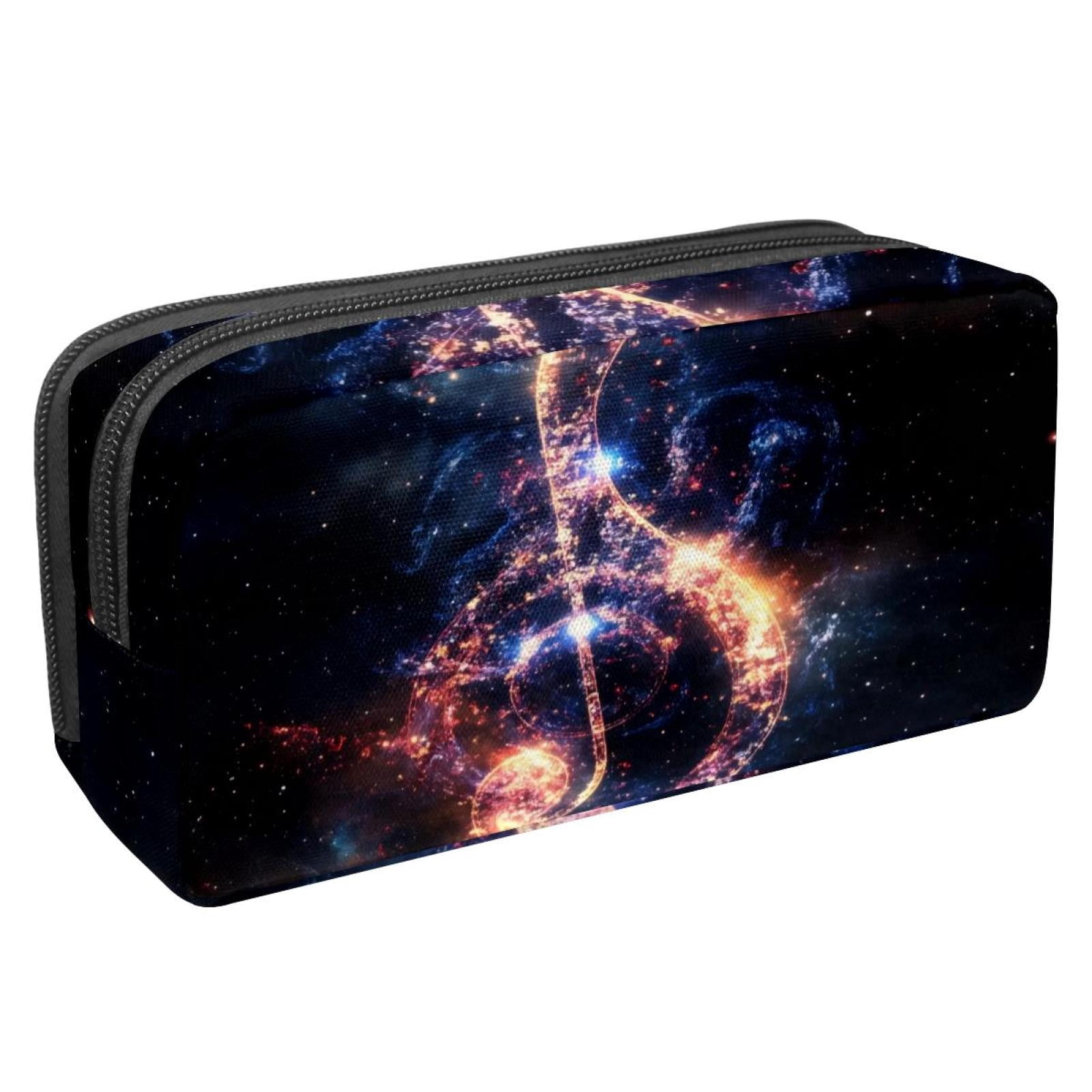 PhooArto Pencil Case, Music Notes Glaxy Large Capacity Pencil Pouch ...