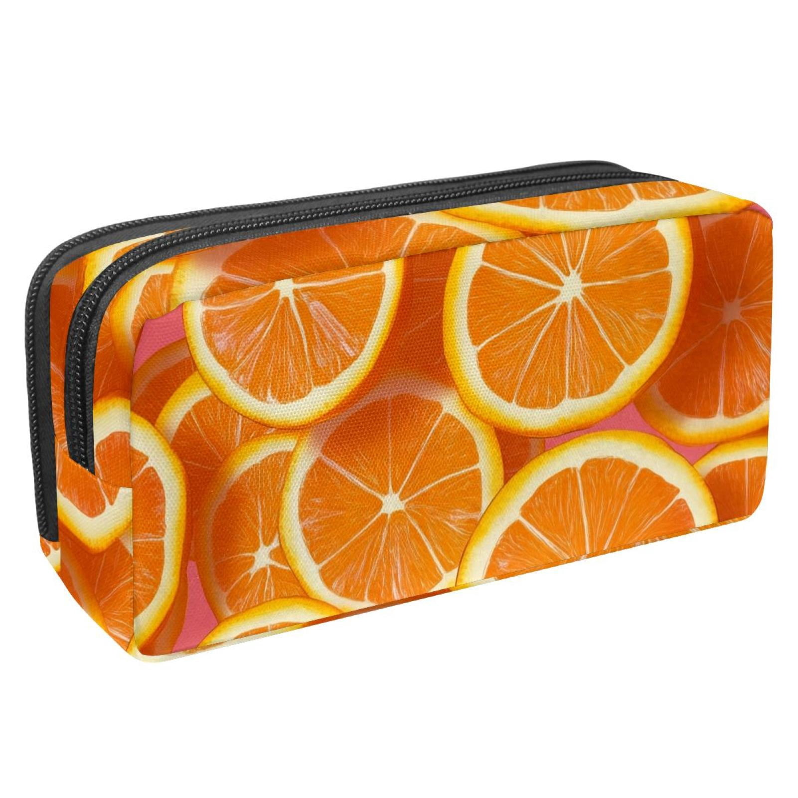 PhooArto Pencil Case, Orange Slices Pattern Large Capacity Pencil Pouch ...