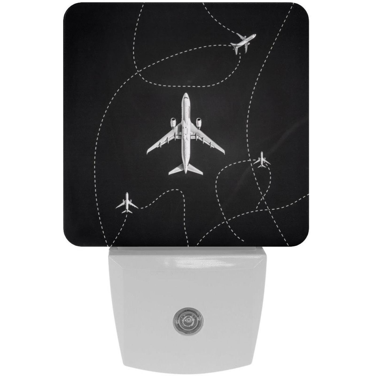 PhooArto Plane Dashed Path Lines Airplane Sky Plug in LED Night Light ...