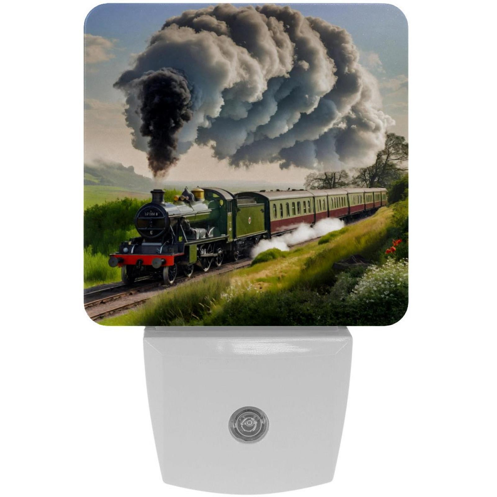 PhooArto Steam Train Railway Plug in LED Night Light Auto Sensor Dusk ...