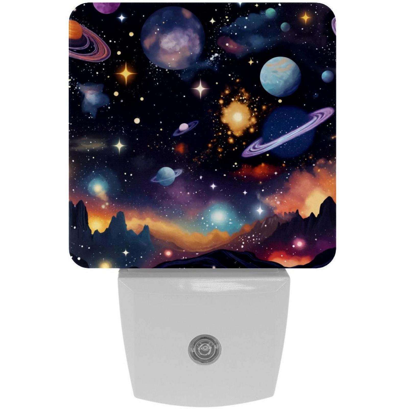 PhooArto Universe Space Cosmic Stars Plug in LED Night Light Auto ...