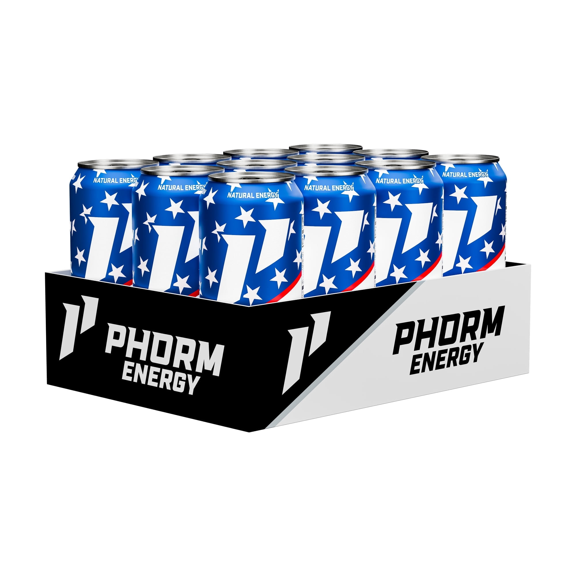 Phorm Energy Screamin' Freedom Case of 12 - Walmart.com