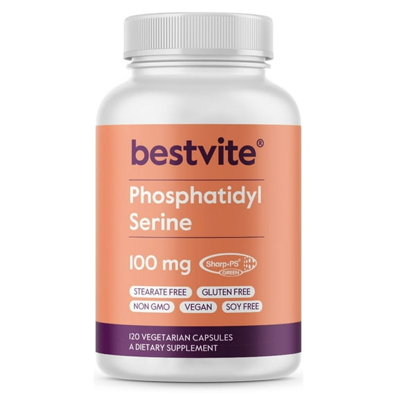 Bestvite Phosphatidylserine 100mg Supplement, Pure, Vegan, Non-GMO ...