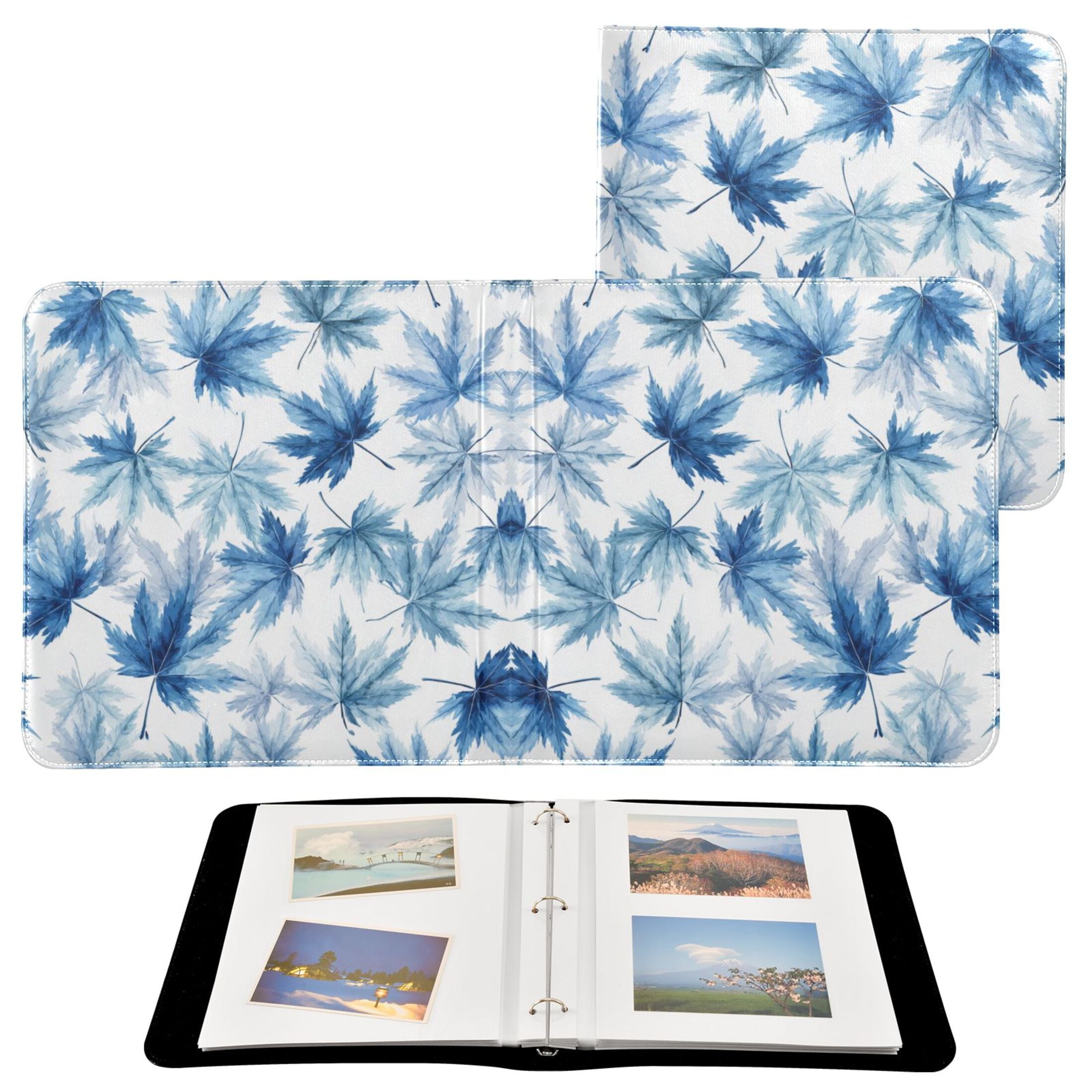 Photo Album 11.8x11.2 Inch Leather Cover Photo Book Scrapbooking Albums ...