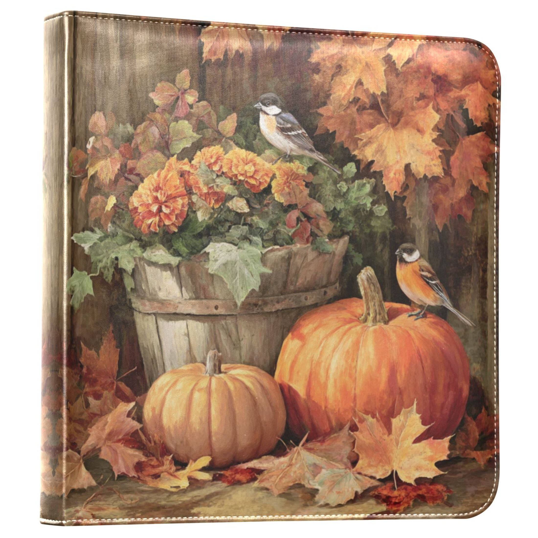 Photo Album 11.8x11.2 Inch Leather Cover Photo Book Scrapbooking Albums ...