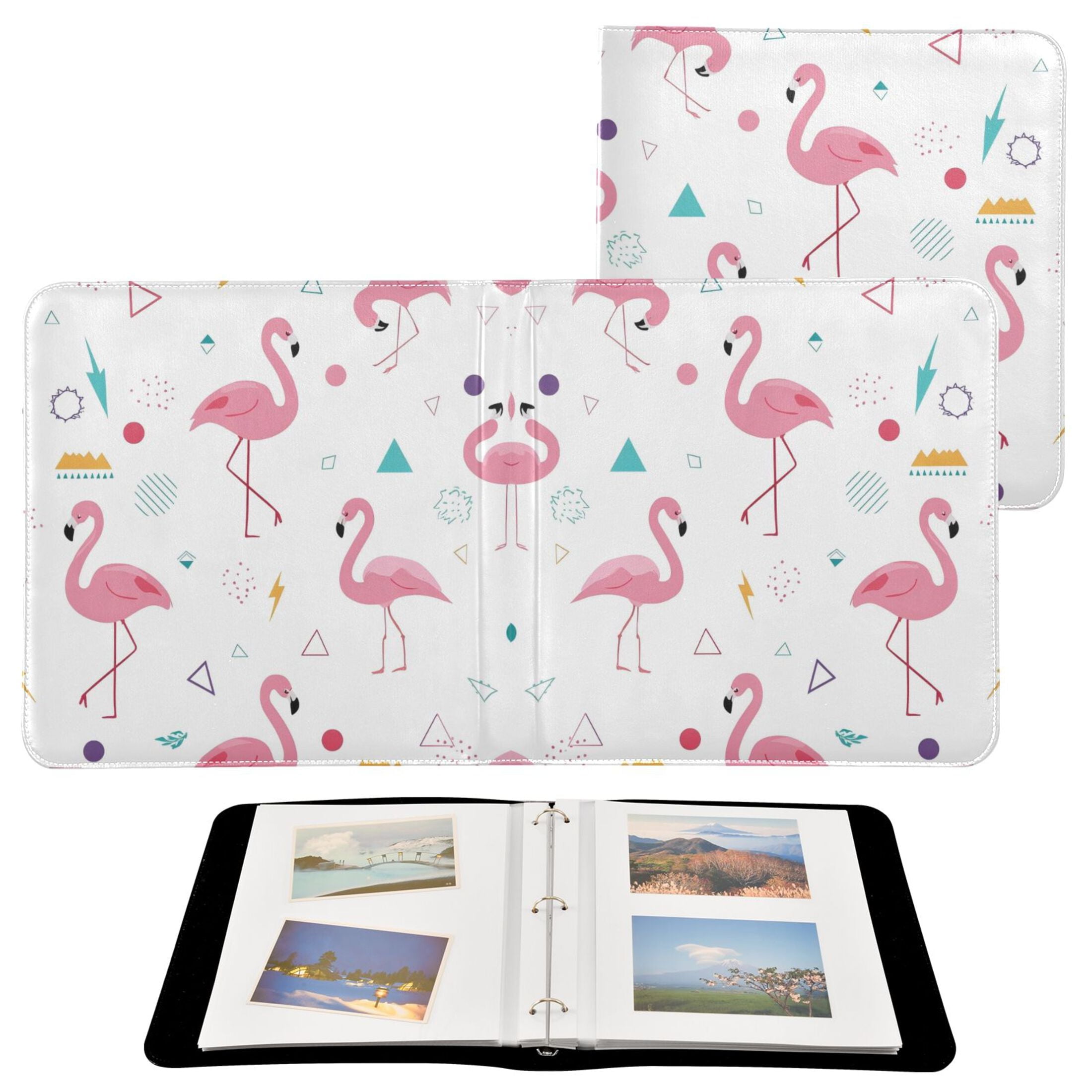 Photo Album 11.8x11.2 Inch Leather Cover Photo Book Scrapbooking Albums ...