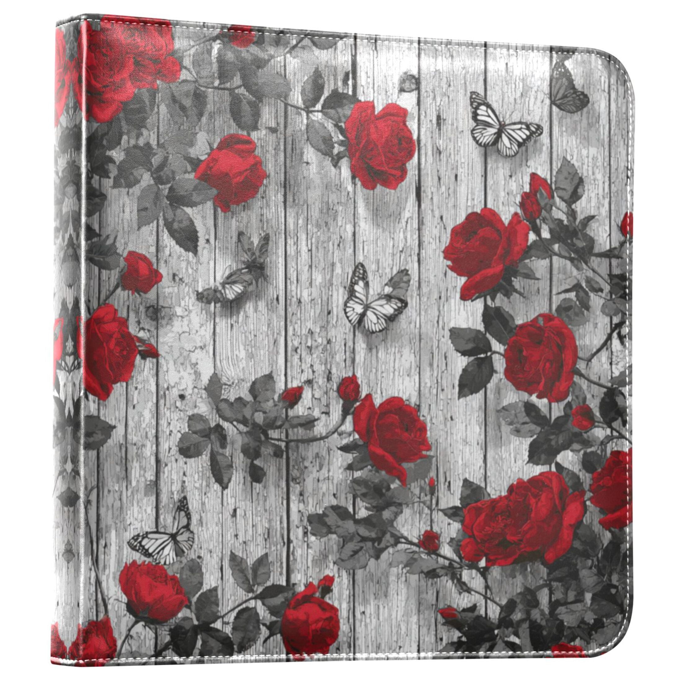 Photo Album 11.8x11.2 Inch Leather Cover Photo Book Scrapbooking Albums ...
