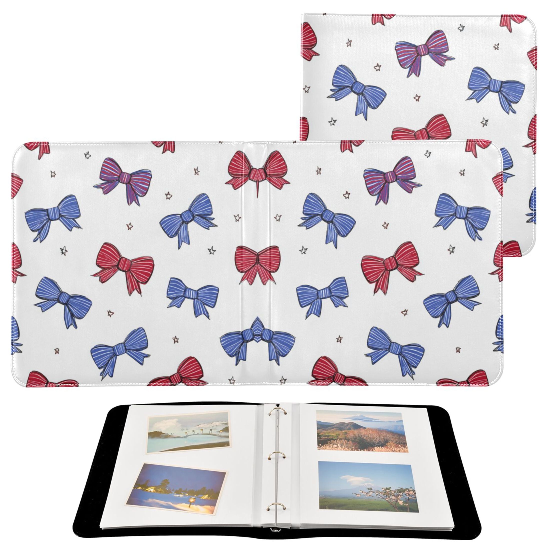 Photo Album 11.8x11.2 Inch Leather Cover Photo Book Scrapbooking Albums ...