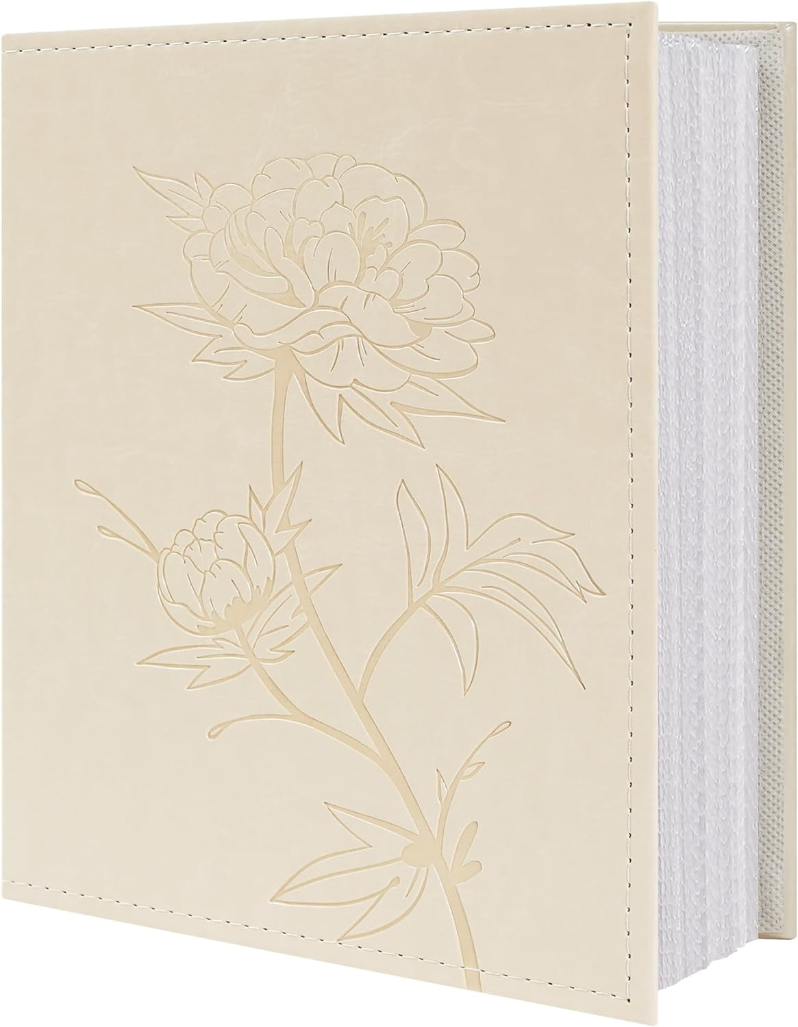 Photo Album 200 4×6 Photos Vegan Leather Cover Photo Book Horizontal ...