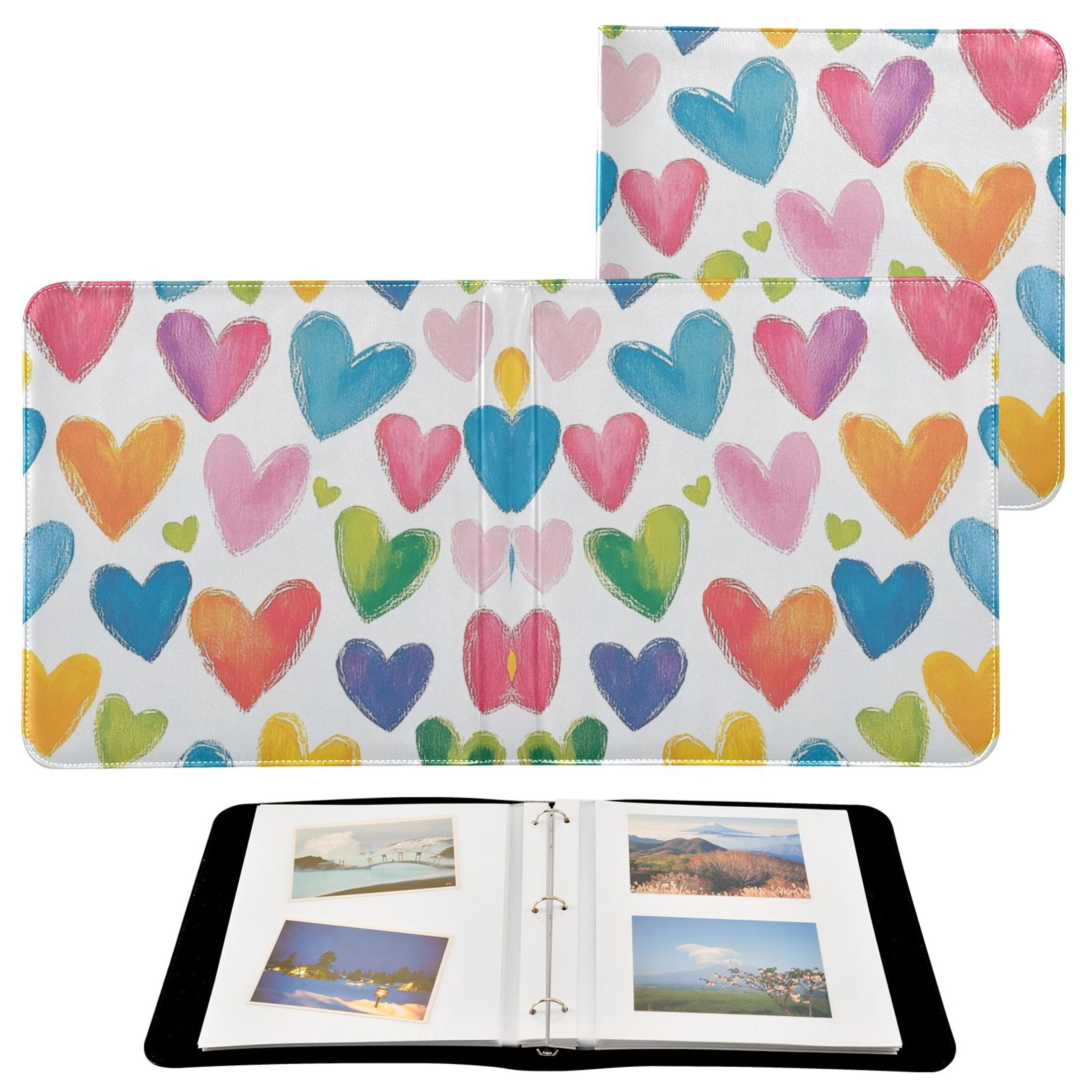 Photo Album 4"x6" 8"x10" Photos,Scrapbook, Guestbook DIY Anniversary ...