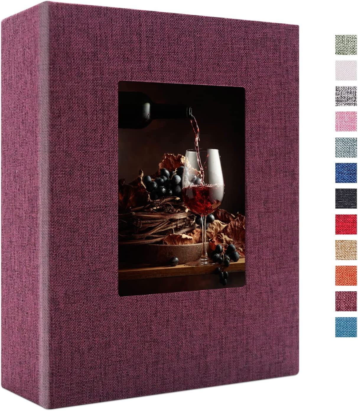 Photo Album 4x6 100 Pages Photos Linen Cover Picture Book with Front ...