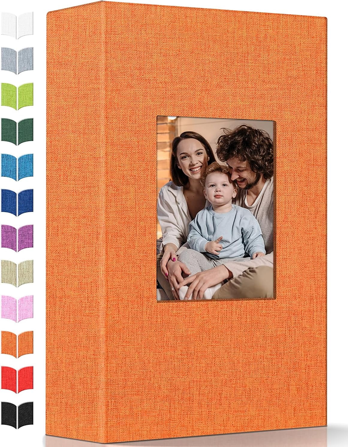 Photo Album 4x6 with 300 Pockets,Slip-in Picture Albums,Linen Cover ...