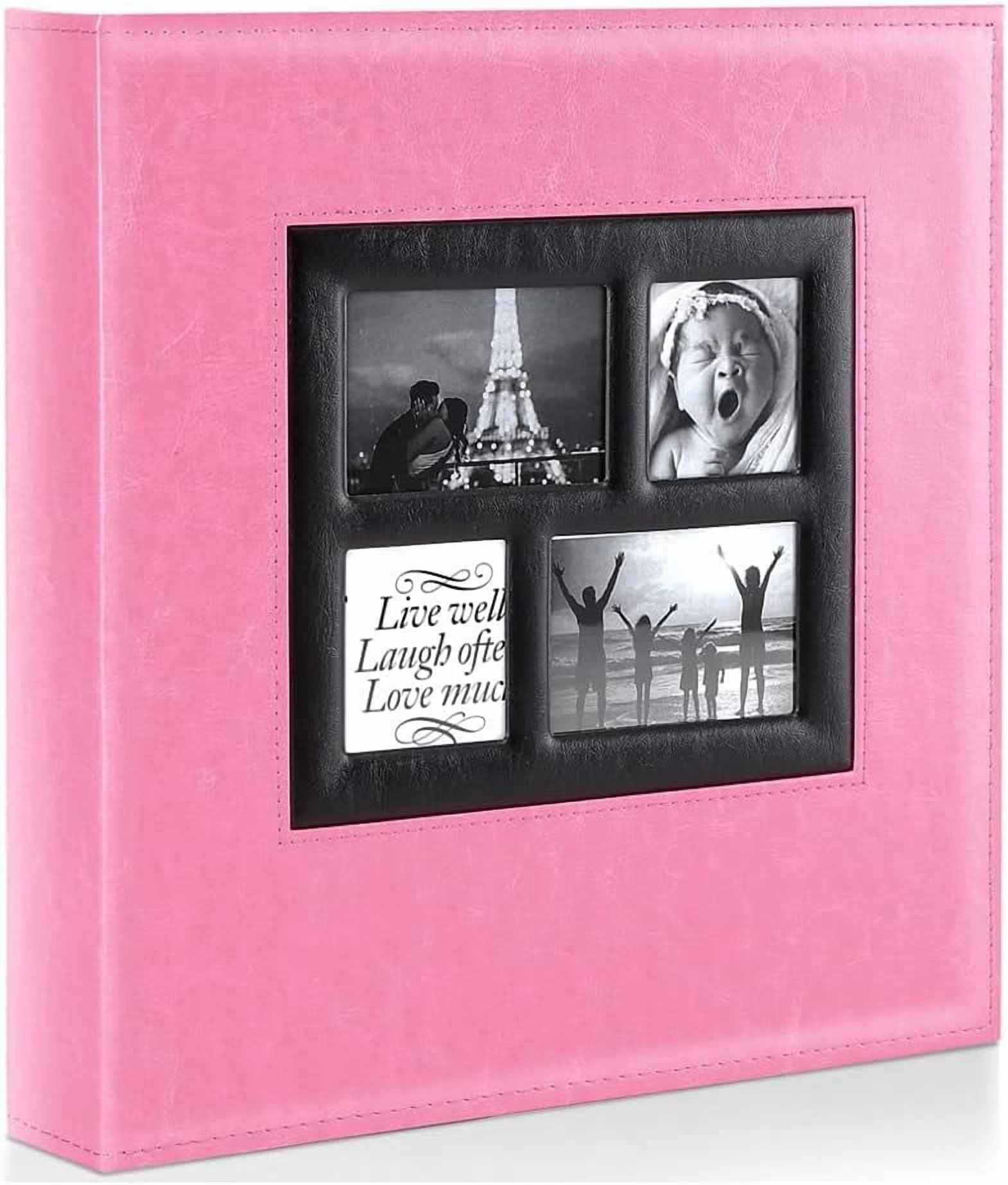 Photo Album 4x6 500 Pockets Photos, Extra Large Capacity Family Wedding ...