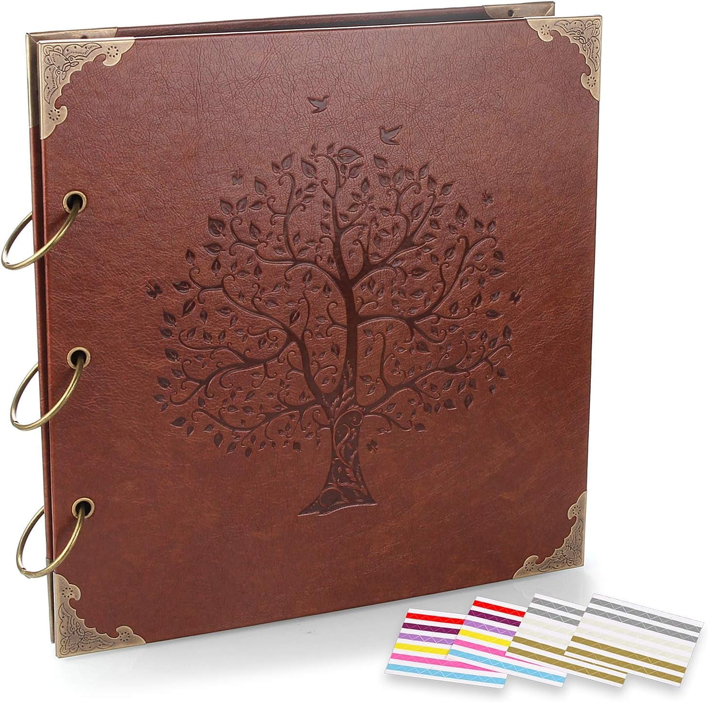 Photo Album DIY Scrapbook (10x10 inch 50 Pages Double Sided), Vintage ...